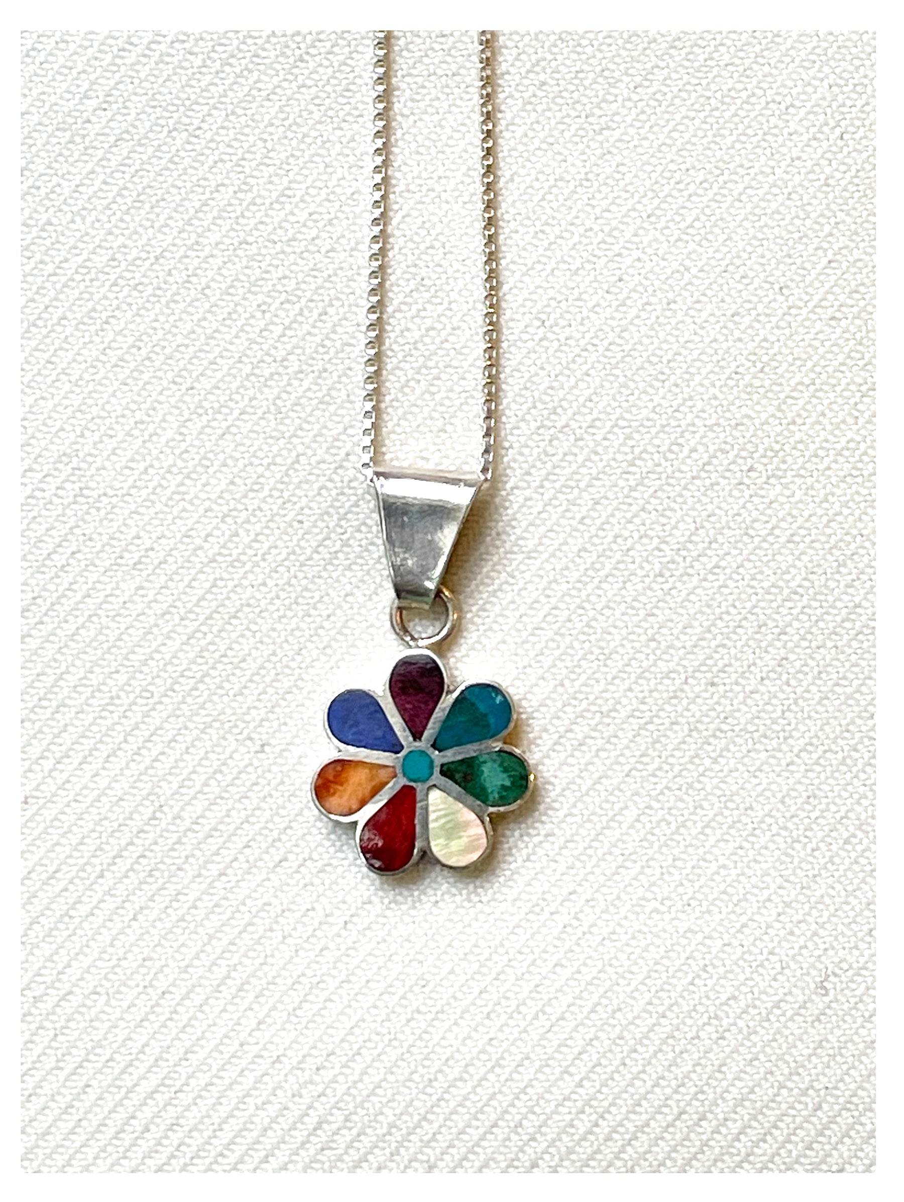 Sisa flower Pendant -Silver